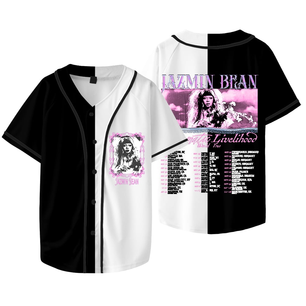 Jazmin Bean Traumatic Livelihood Tour Merch Baseball Jacket Women Men ...