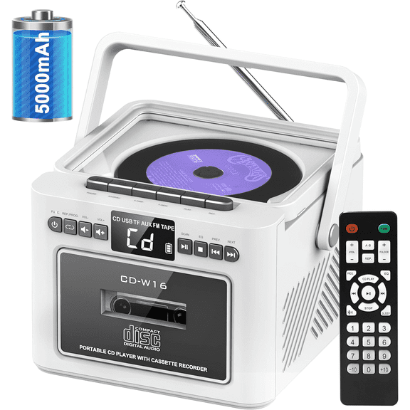 Panasonic AM/FM Boombox with MP3, CD, Cassette Recorder, USB & Music ...