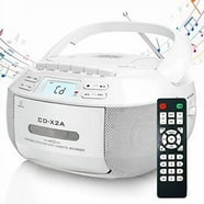 Free Shipping! Onn+ Portable CD Cassette Boombox with Bluetooth ...