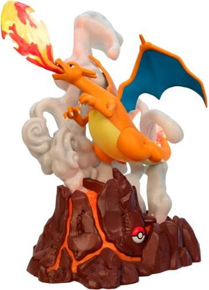 Pok√©mon PKW3173 Deluxe Collector Statue - Glurak, 13-inch with Lights ...