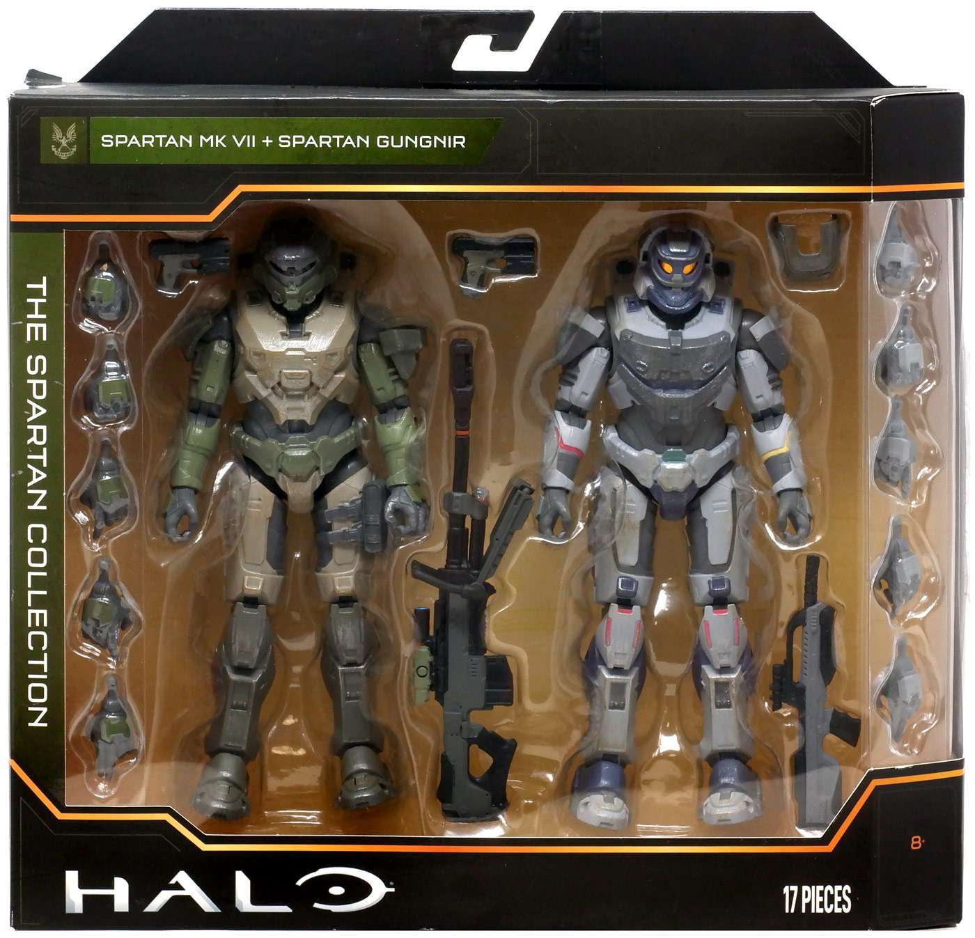 Halo Infinite Spartan Mk VII + Gungnir Action Figures 2-Pack - Walmart.com