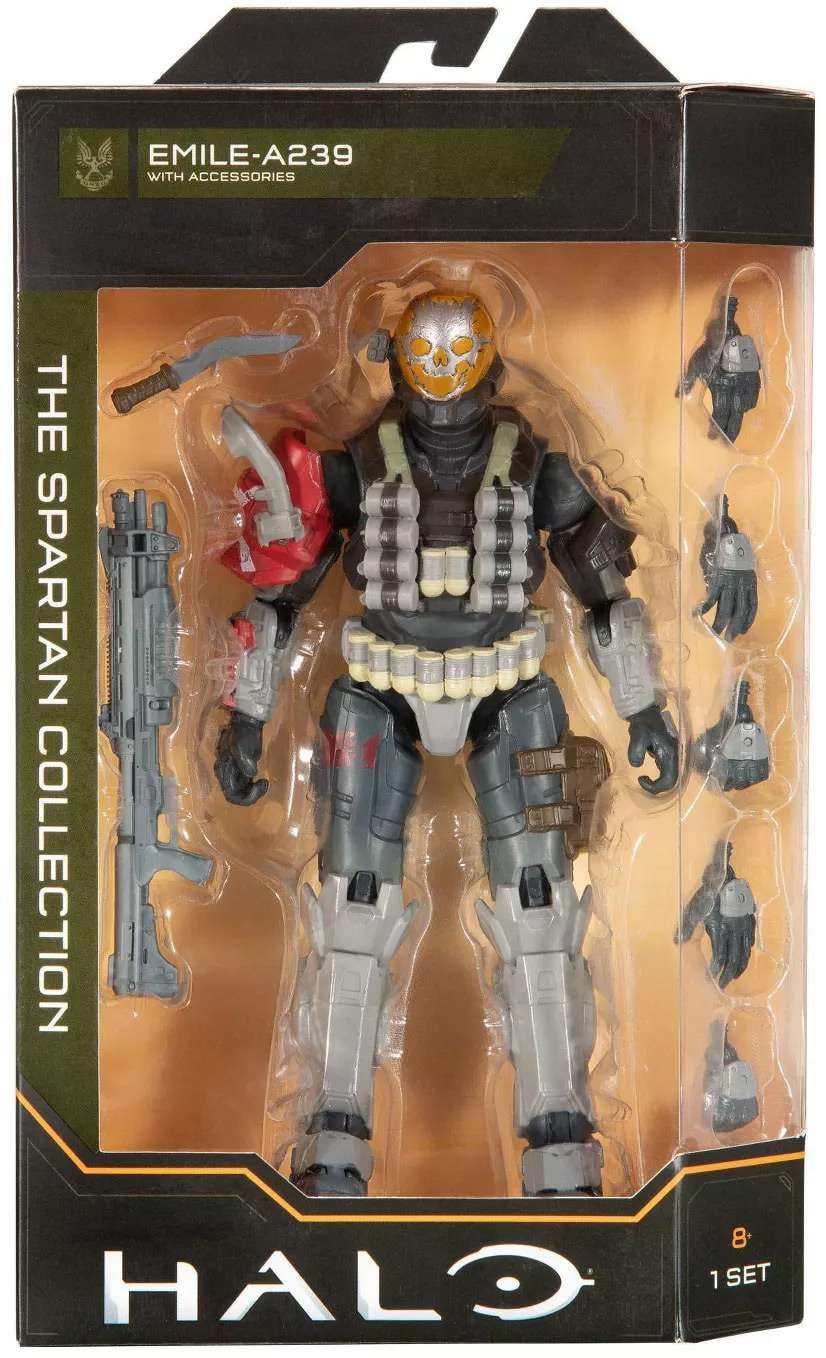 Jazwares Halo The Spartan Collection Emile A239 Collectible Action ...