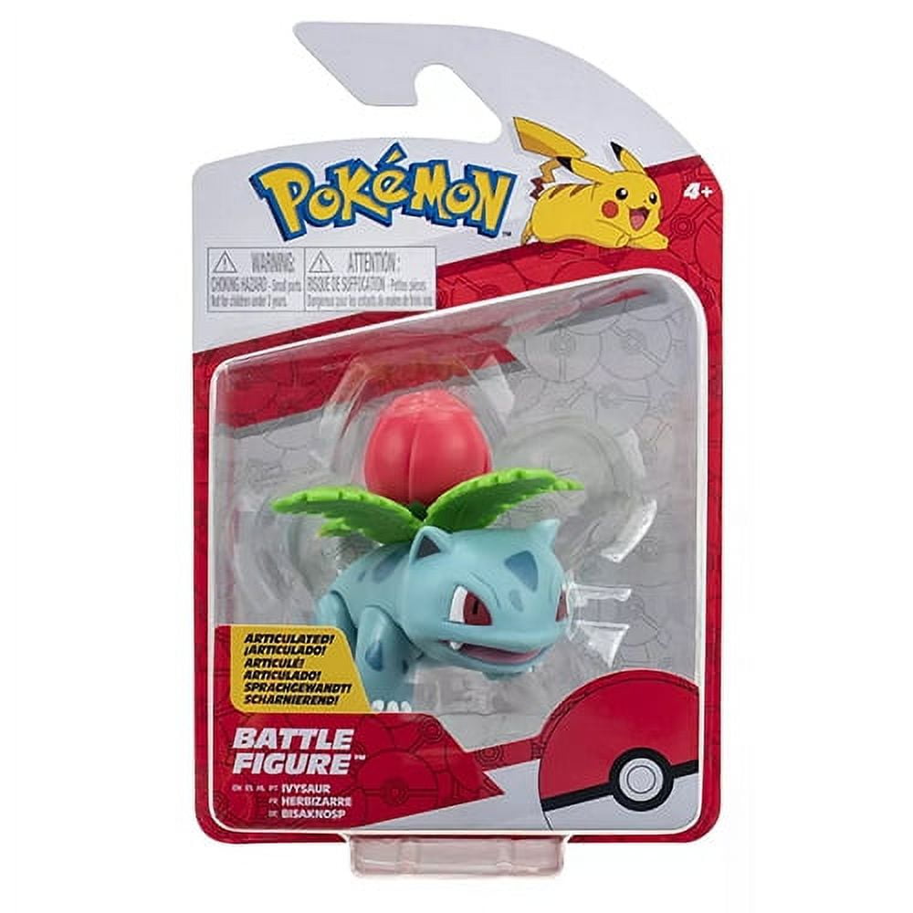 Jazwares Pokemon Articulated Battle Figure - IVYSAUR (3 inch) - Walmart.com