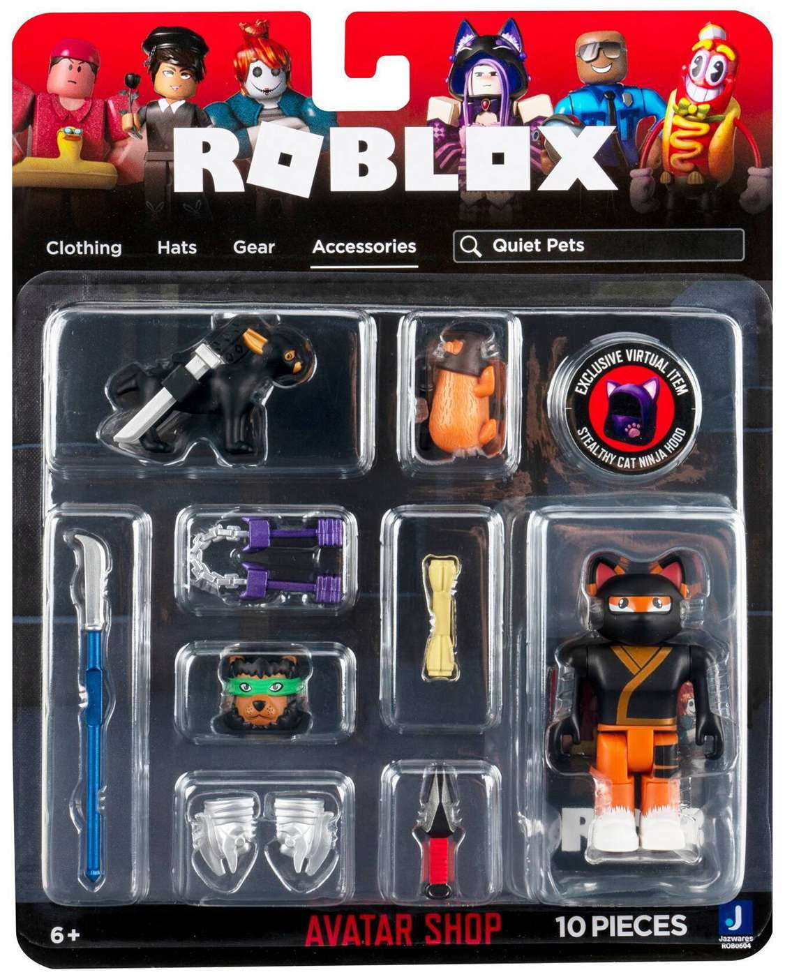 Jazwares Roblox Avatar Shop Quiet Pets Action Figure - Walmart.com