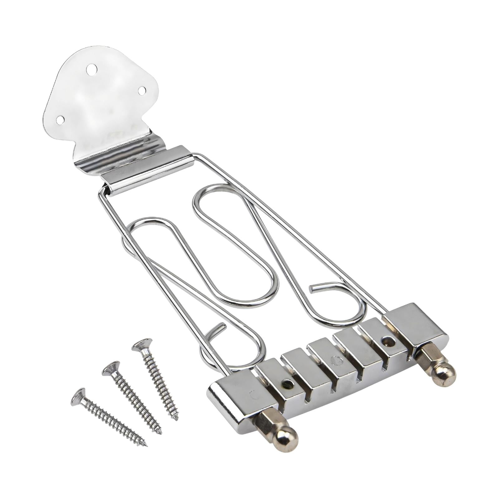 Jazz Archtop Electric Guitar Trapeze Tailpiece Bridge String Plate Zinc ...