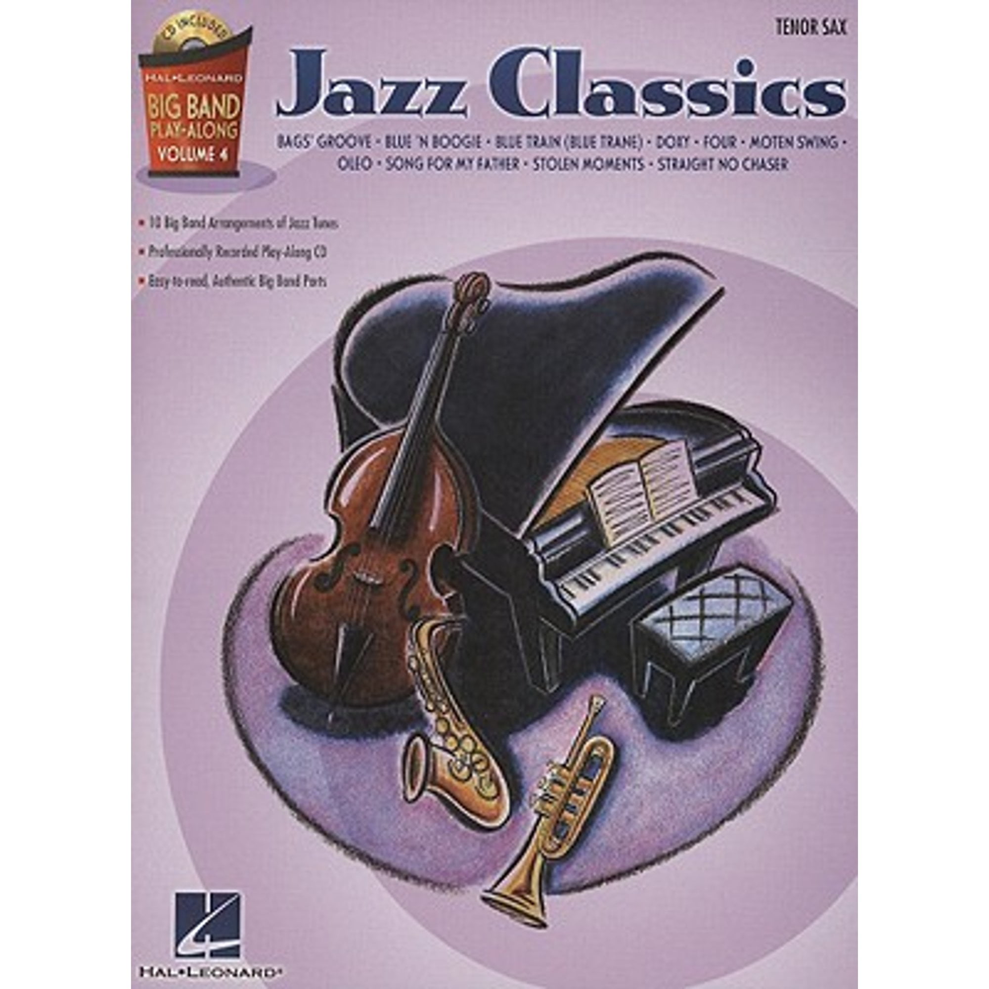 Jazz Classics - Tenor Sax: Big Band Play-Along Volume 4 - Walmart.com