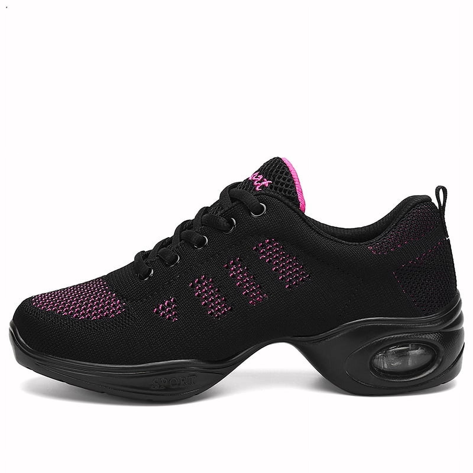 Jazz Dance Sneakers Women Jazz Shoes Lace-up Sneaker,Mesh Slip Air ...