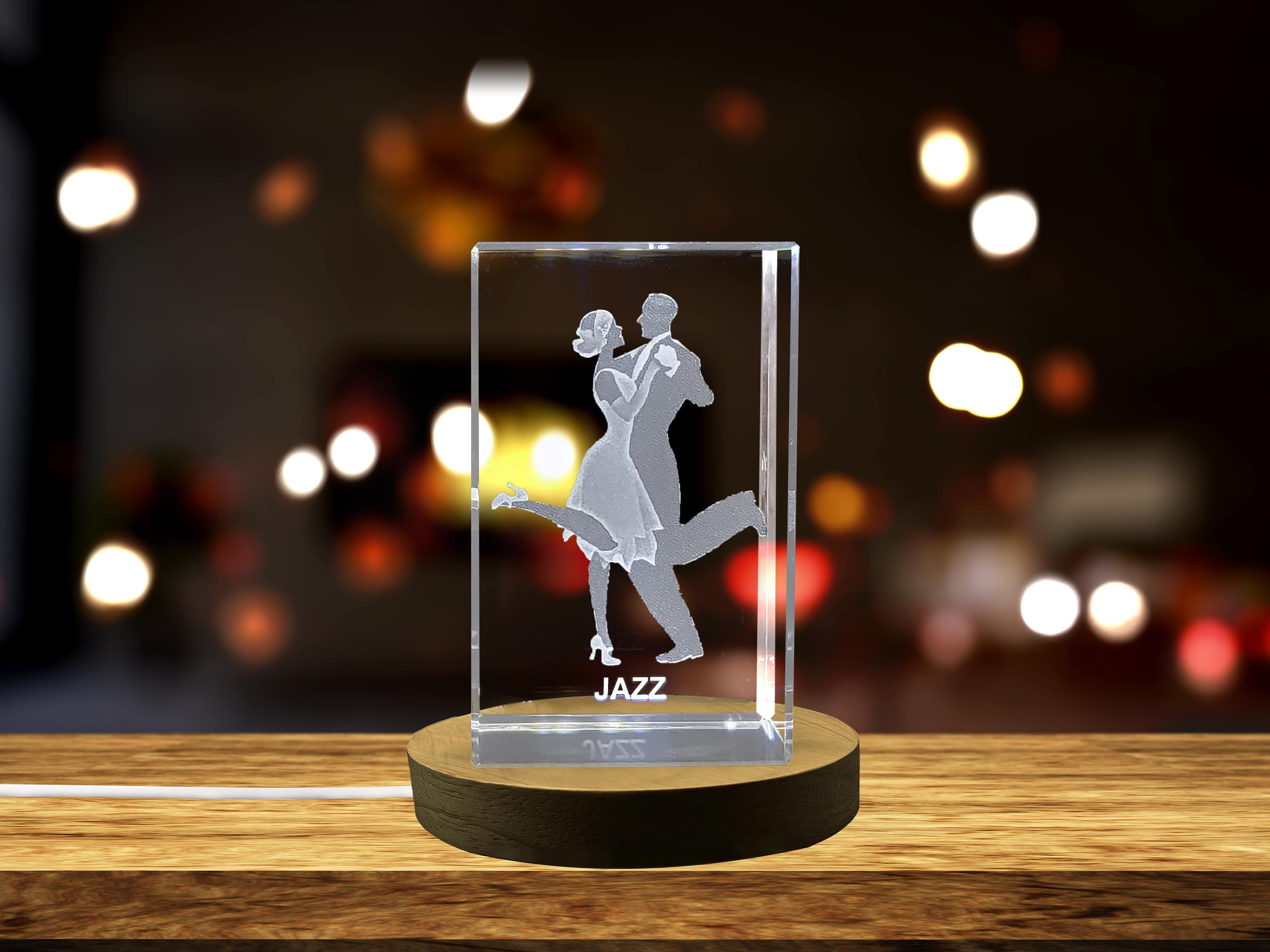 Jazz Dancers | 3D Engraved Crystal - Walmart.com