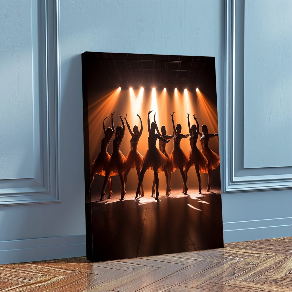 Jazz Dancers Under The Spotlight Poster Wall Art Print Modern Unique ...