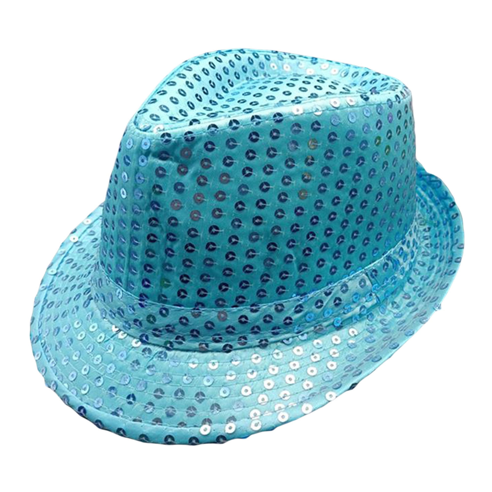 Jazz Hat Party Holiday Sequins Decorated Stage Dance Performance Cap ...