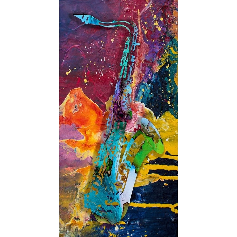 Jazz It Up Sax Poster Print - Jamie Phillip - Walmart.com