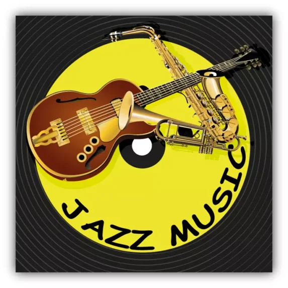 Jazz Music Label Sticker Phone Decal Water Bottle Stickers Car Decals ...