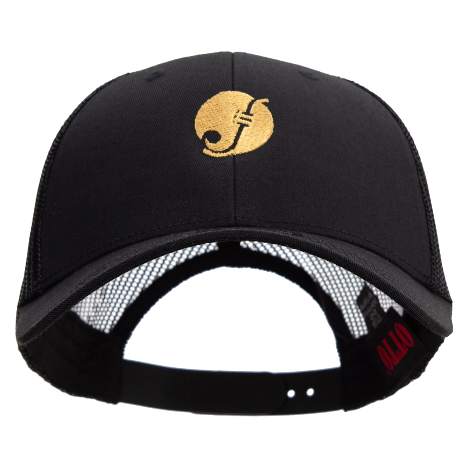 Jazz Music Show Icon Embroidered Solid Cotton Twill Low Profile Nylon ...
