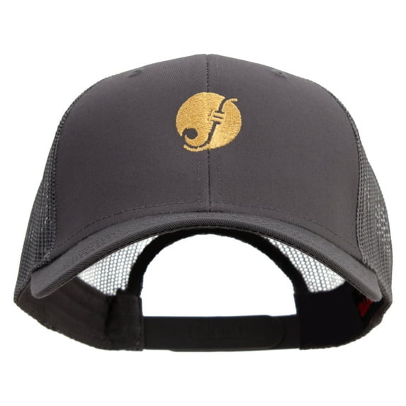 Jazz Music Show Icon Embroidered Solid Cotton Twill Low Profile Nylon ...