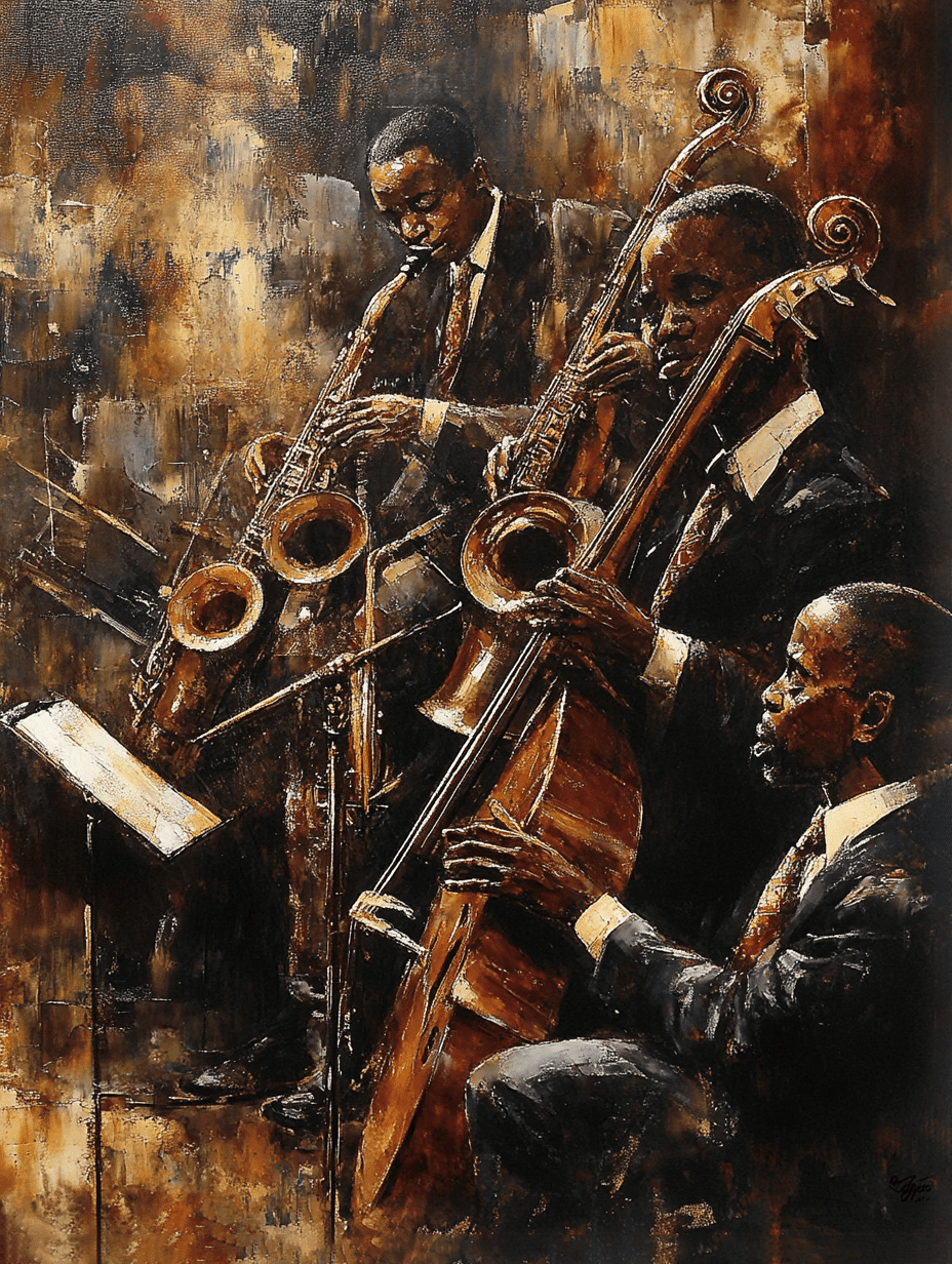 Jazz Musicians Decorative Painting/Canvas Art，Suitable for Decorating ...