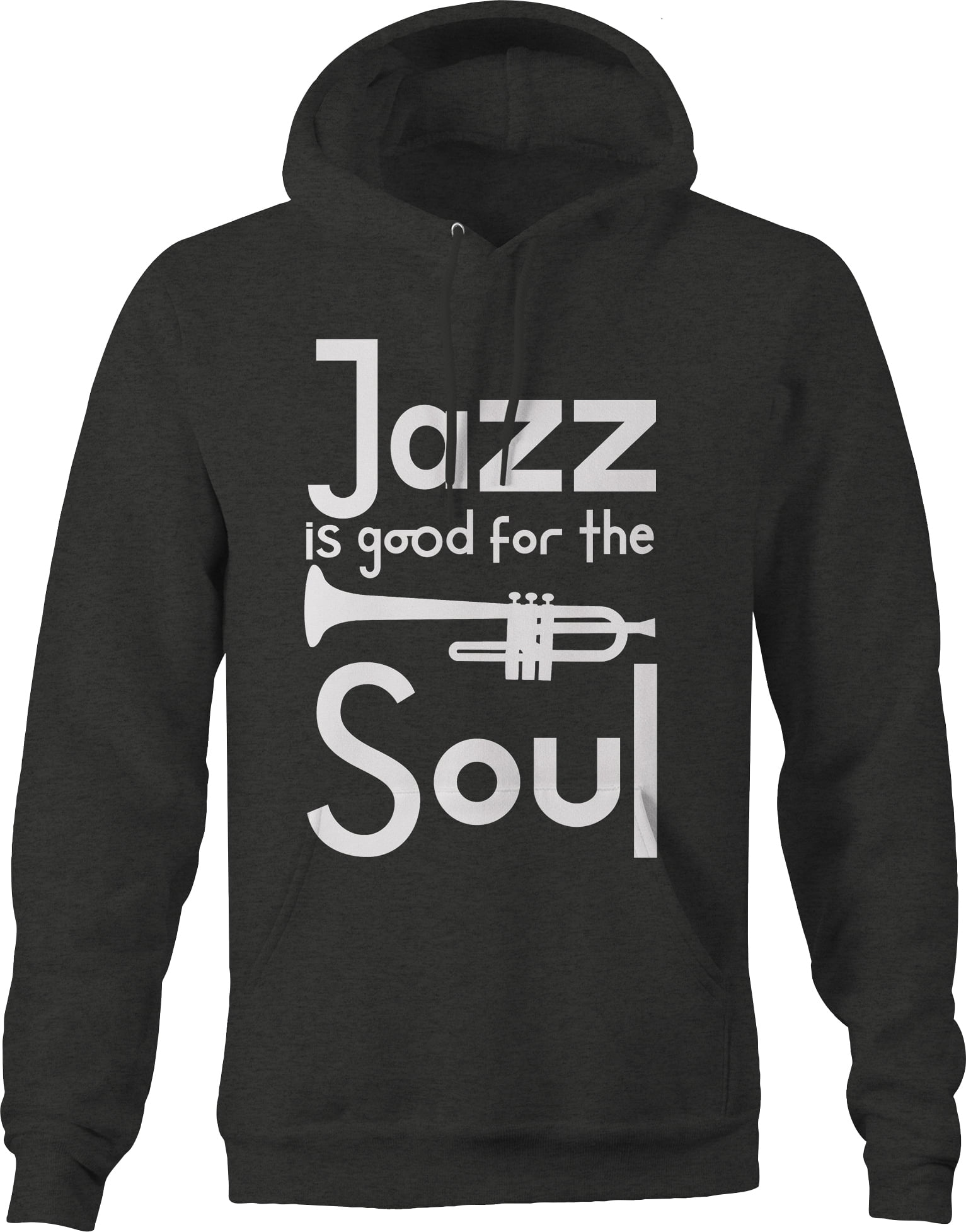 Jazz is Good for Soul Trumpet Brass Music al Sweatshirt for Men Small ...