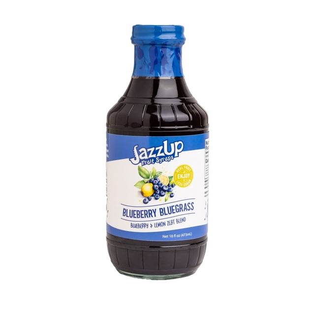JazzUp® Bluegrass Blueberry Lemon Real Fruit Syrup for Non-Alcoholic ...