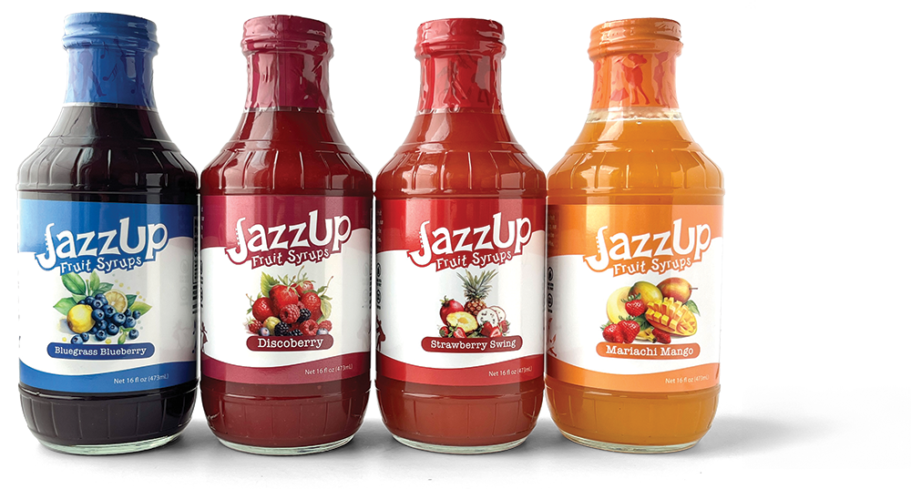 JazzUp® Fruit Syrup Variety Pack - 16 fl oz each bottle (Strawberry ...