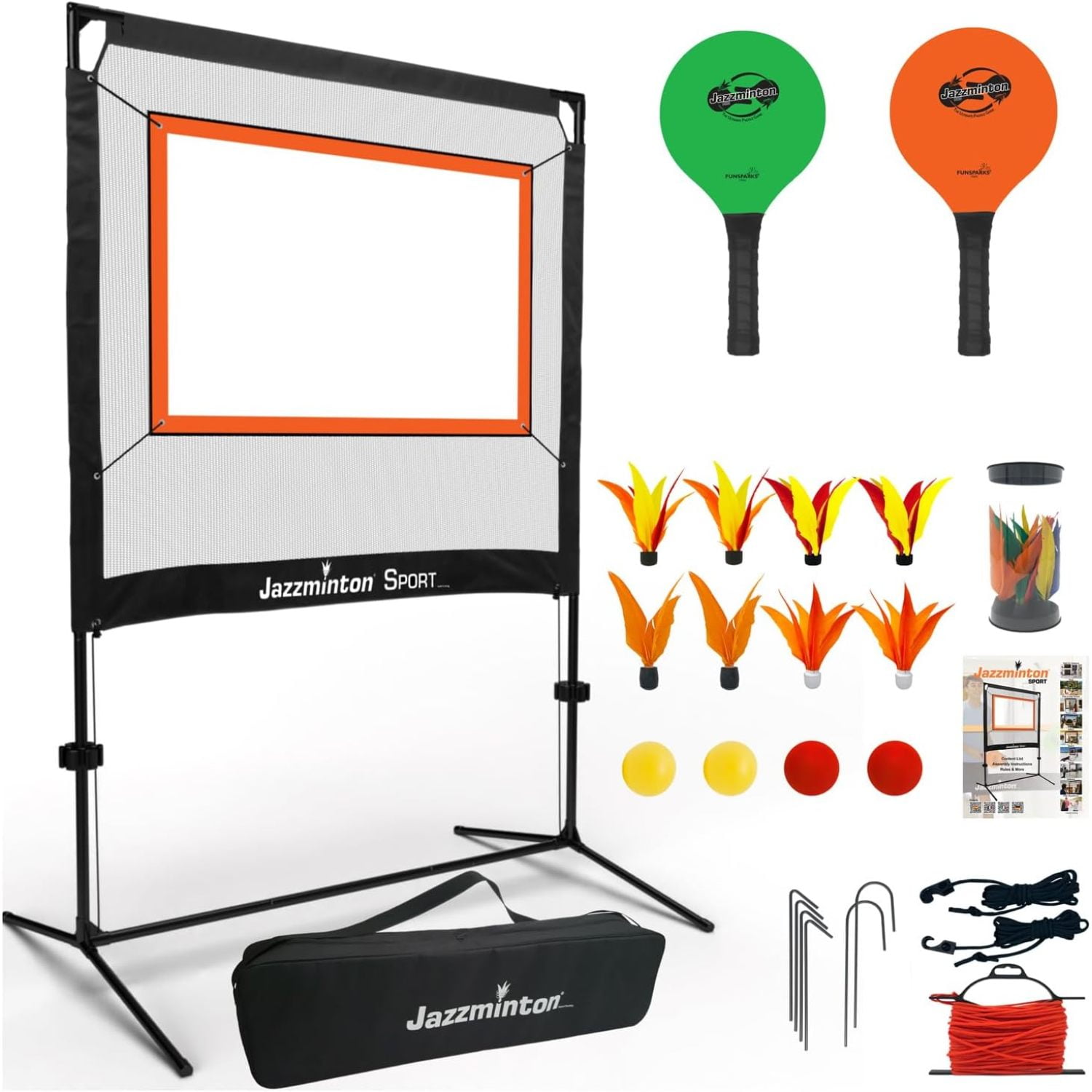 Jazzminton-Sport – The Original - Indoor & Outdoor, No Boundaries - Similar to Pickleball ...