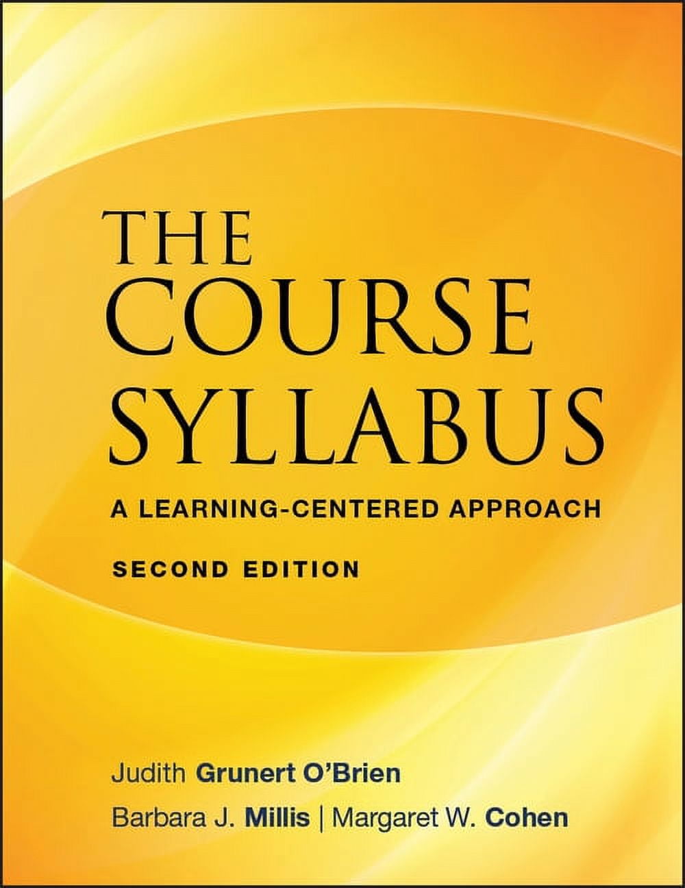 Jb - Anker The Course Syllabus: A Learning-Centered Approach, Book 123 ...