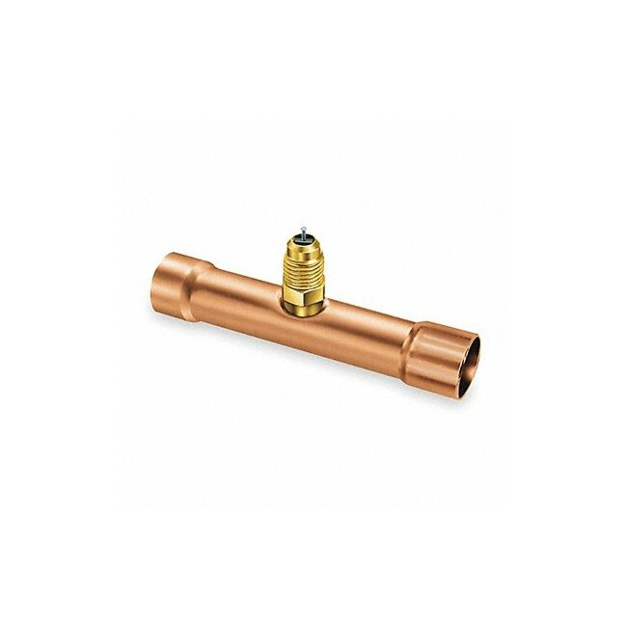 Jb Industries 1/4" Access Valve Swaged T,Brass/Copper A31344 - Walmart.com
