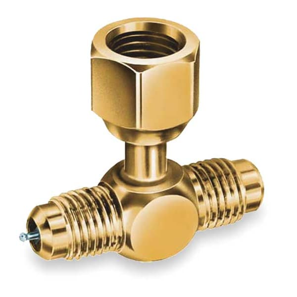 Jb Industries 1/4" Access Valve Tee w/ Flare Nut,PK3 A31854 - Walmart.com