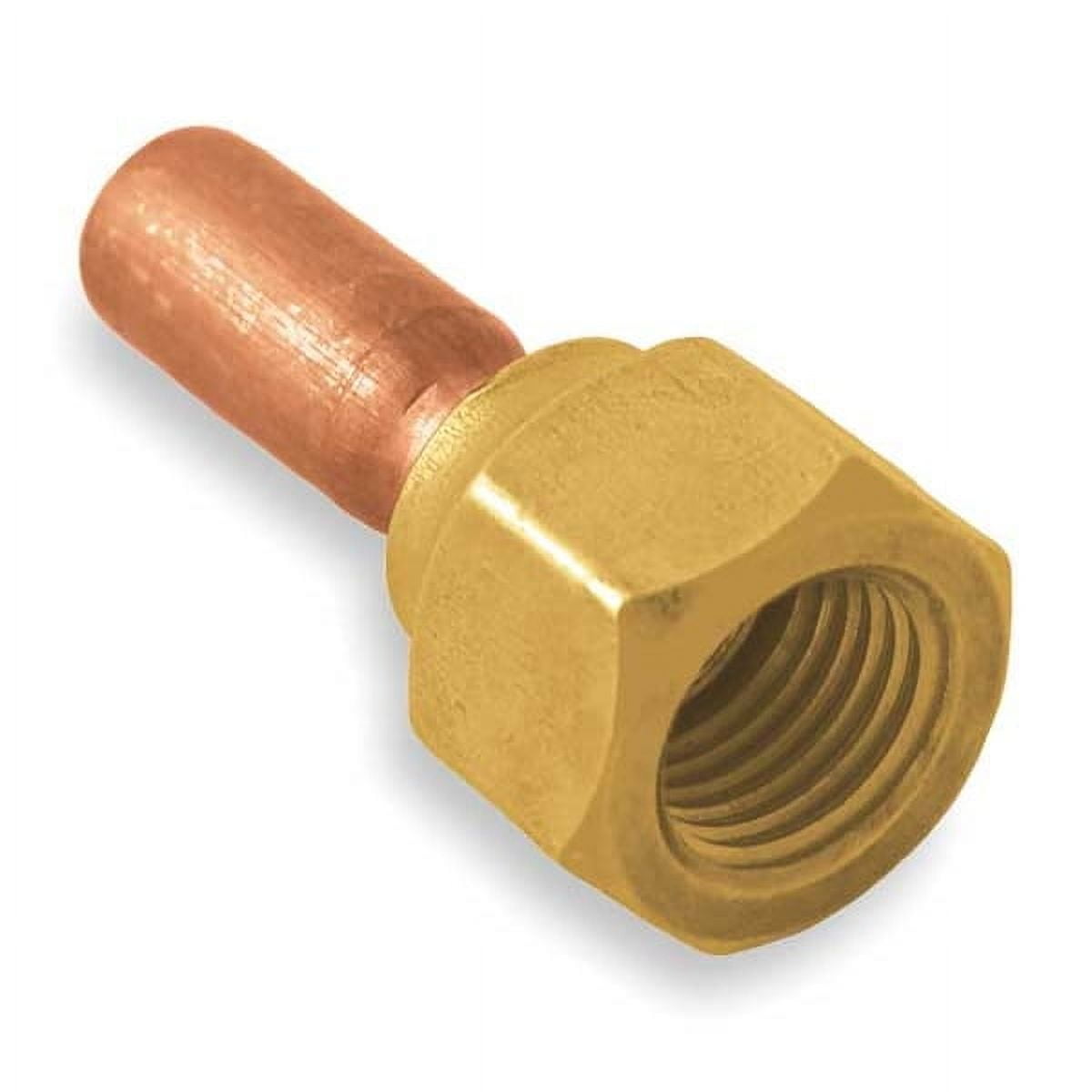 Jb Industries Flare to Sweat Adapter,Brass,3 in L, PK4 A32700 - Walmart.com