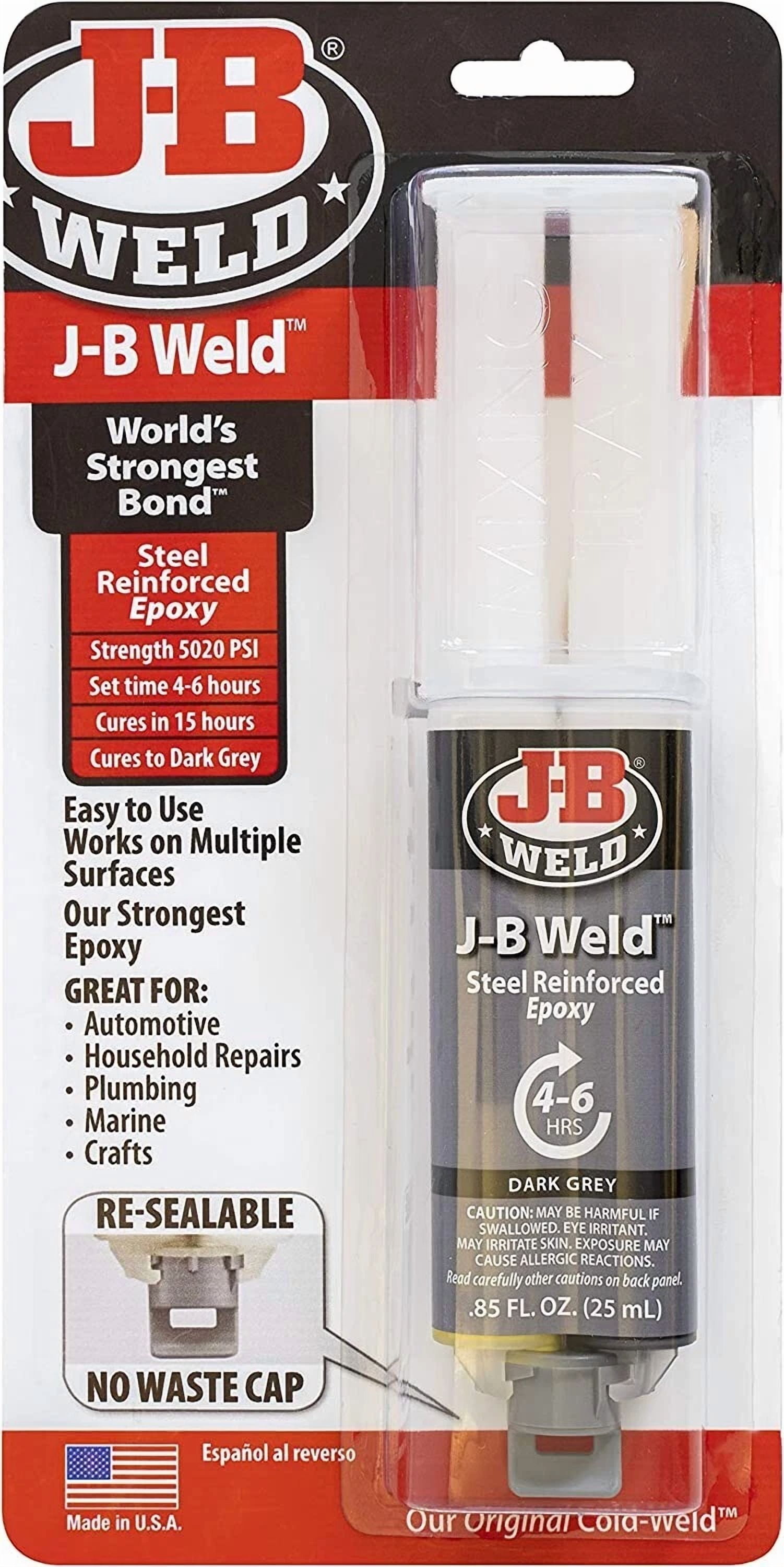 Jb Weld 50165 Original Cold Weld 2-Part Epoxy Syringe - Walmart.com