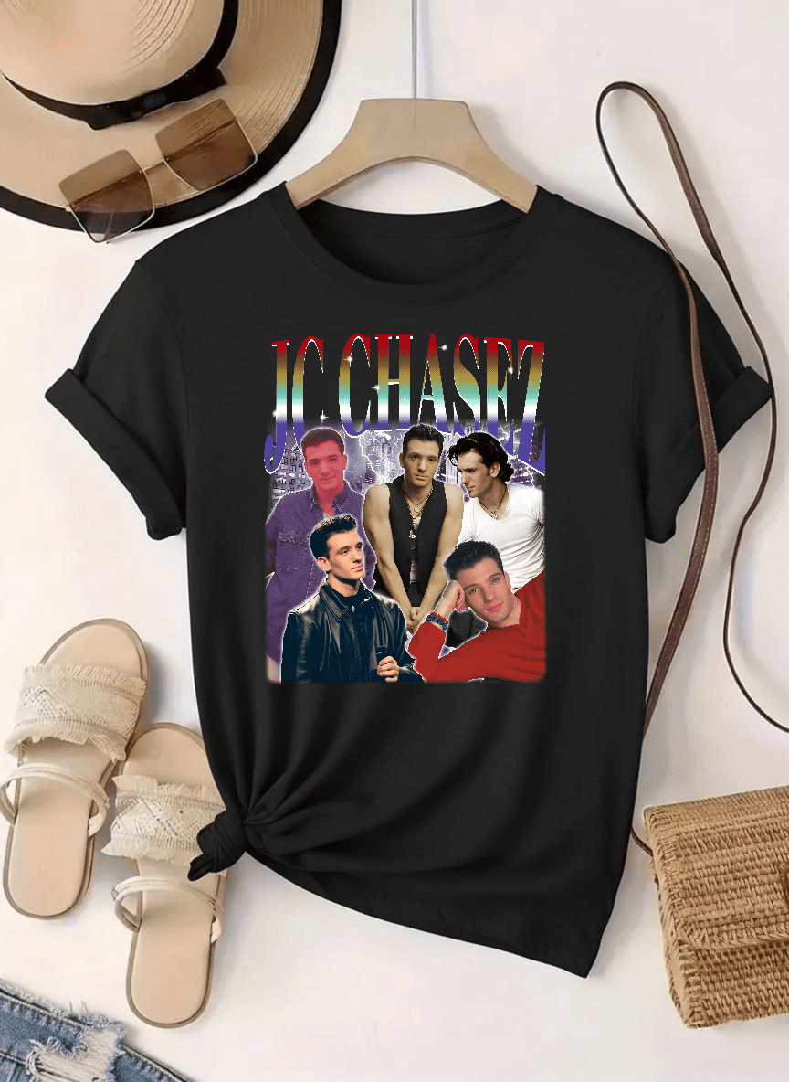 Jc Pop Artist Retro Tribute 90s Pop Music Fan Art Design Unisex T-Shirt ...