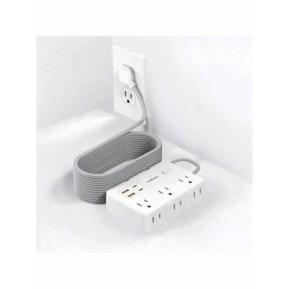 JcBlaon Surge Protector Power Strip: 6 Outlets, 4 USB Ports (2 USB-C ...