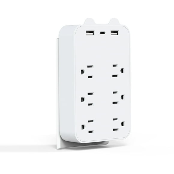 Wall Mount Power Outlet Strip