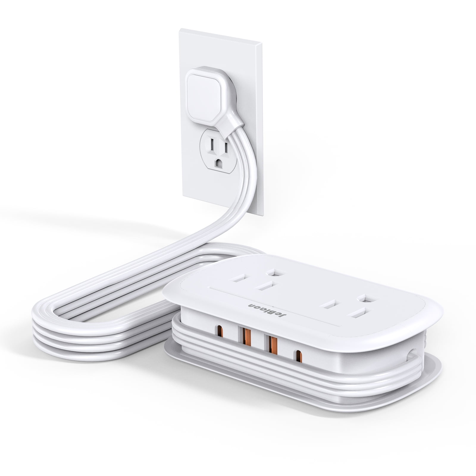 JcBlaon power strips with surge protection Protector 3.6 FT Extension ...