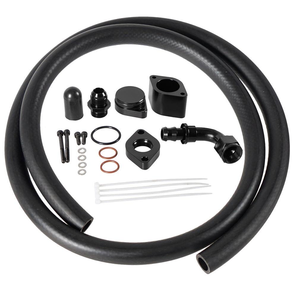 Jcarpart Turbo Piping Kit CCV PCV Reroute Kit For 2011-2023 Ford 6.7L ...