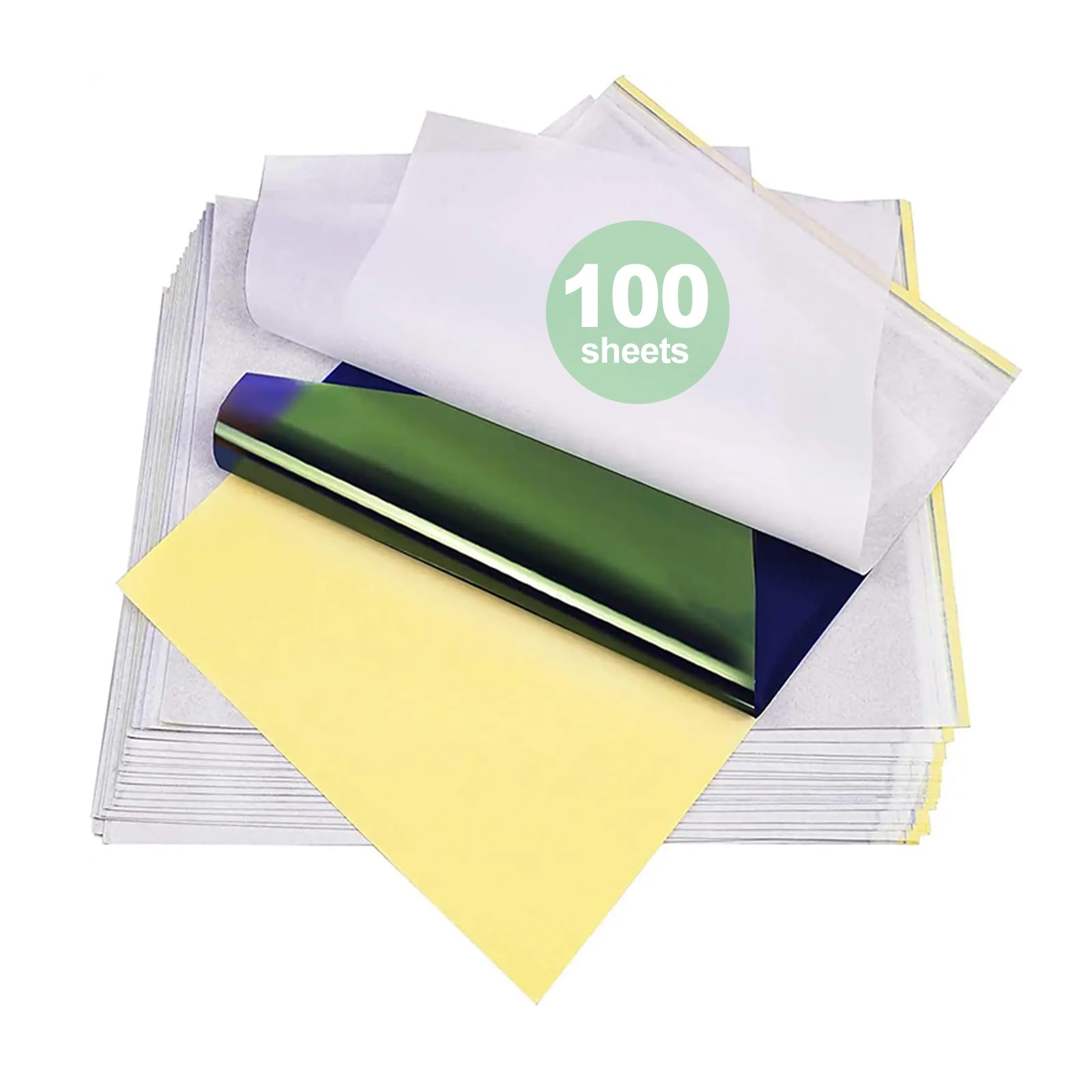 Jconly Tattoo Transfer Paper, MFF30 100 Sheets Stencil Transfer Paper ...