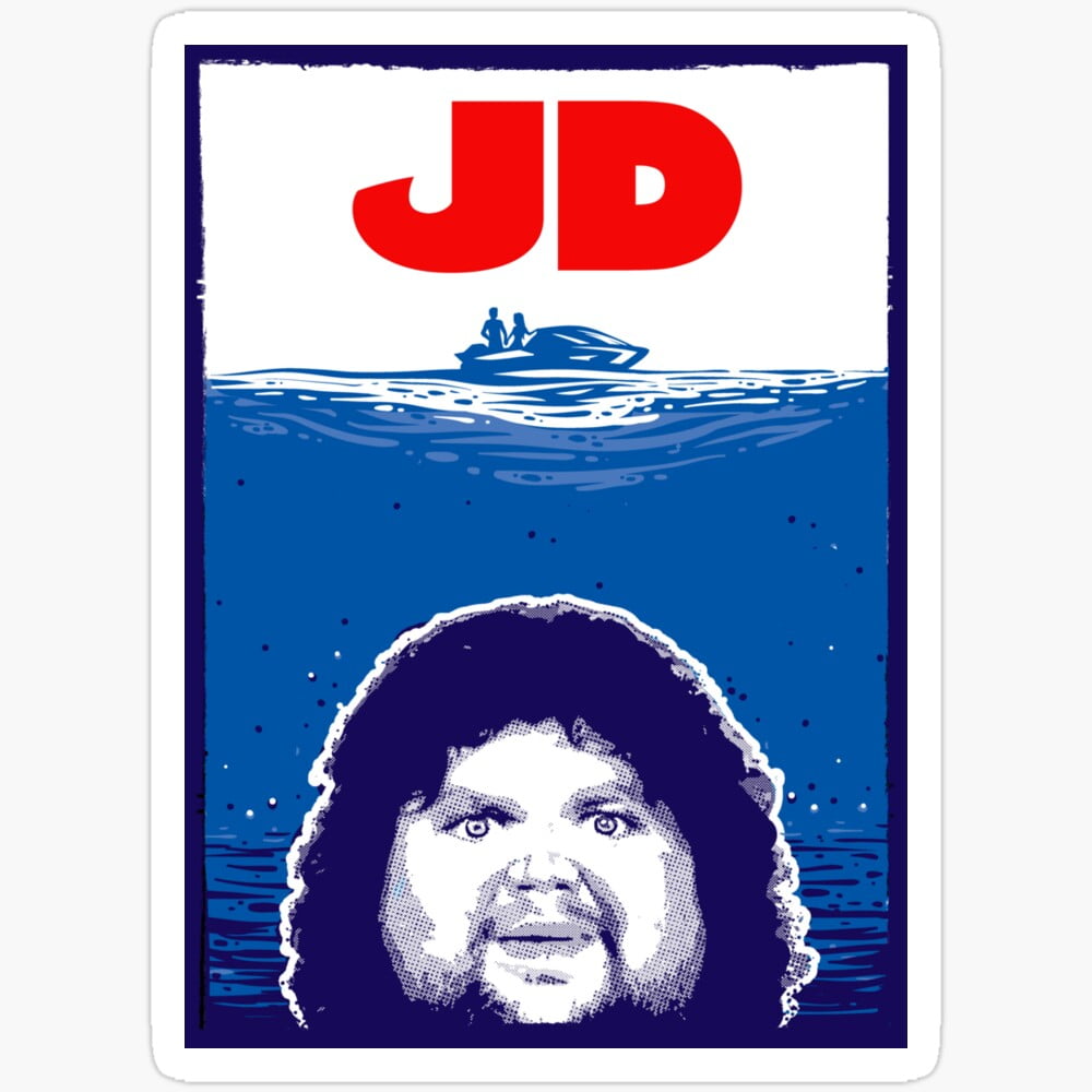 Jd Vance Face Sticker Phone Decal Water Bottle Stickers Car Decals ...