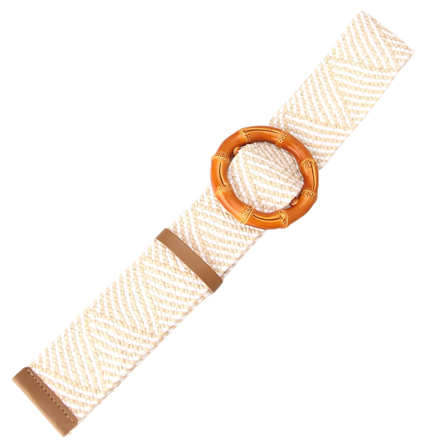 SWSMCLT Women's Elastic Braided Belt Summer Chunky Belt Plastic Buckle ...