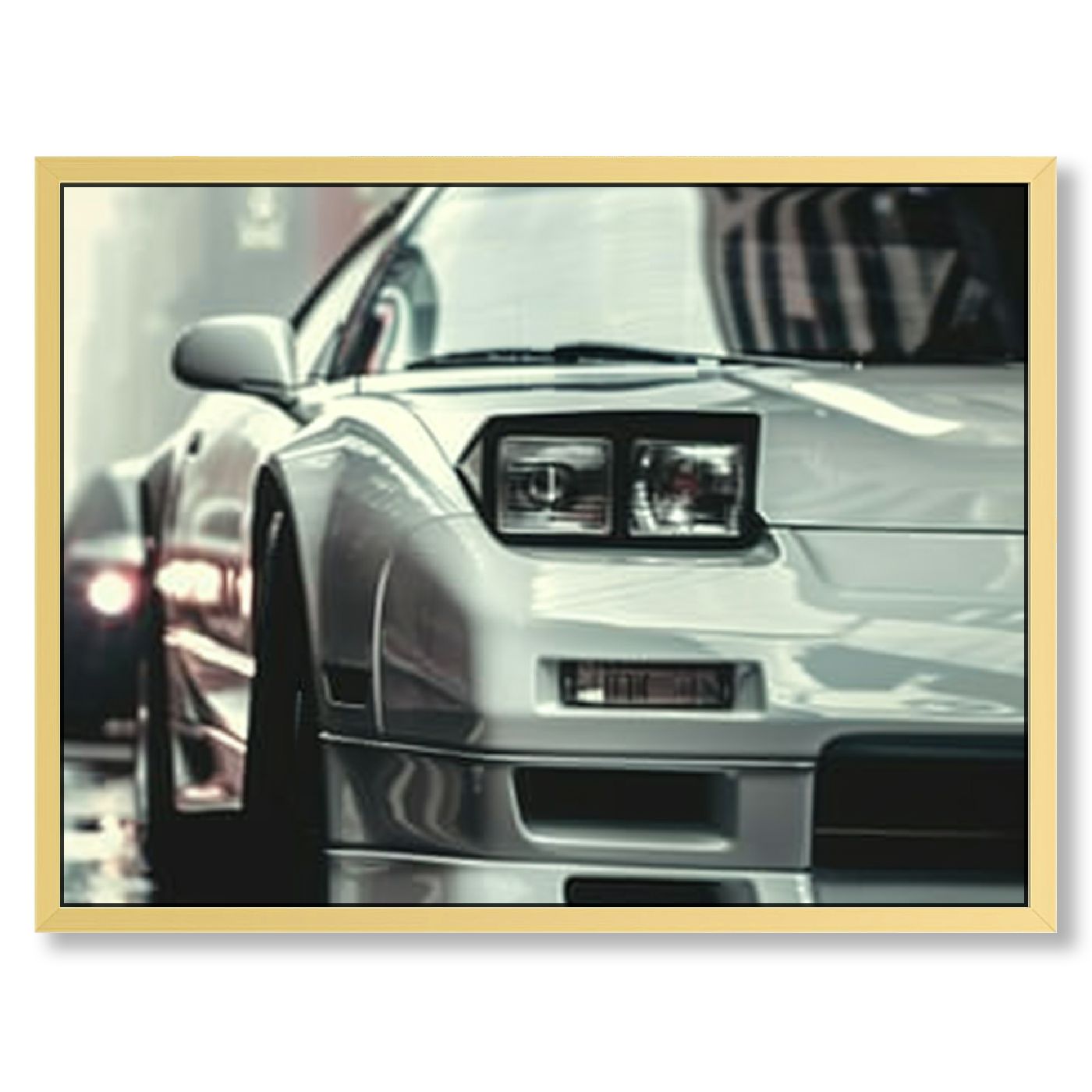 Jdm Car Nsx Posters Aesthetic Classic Retro Night Street Decor Wall ...