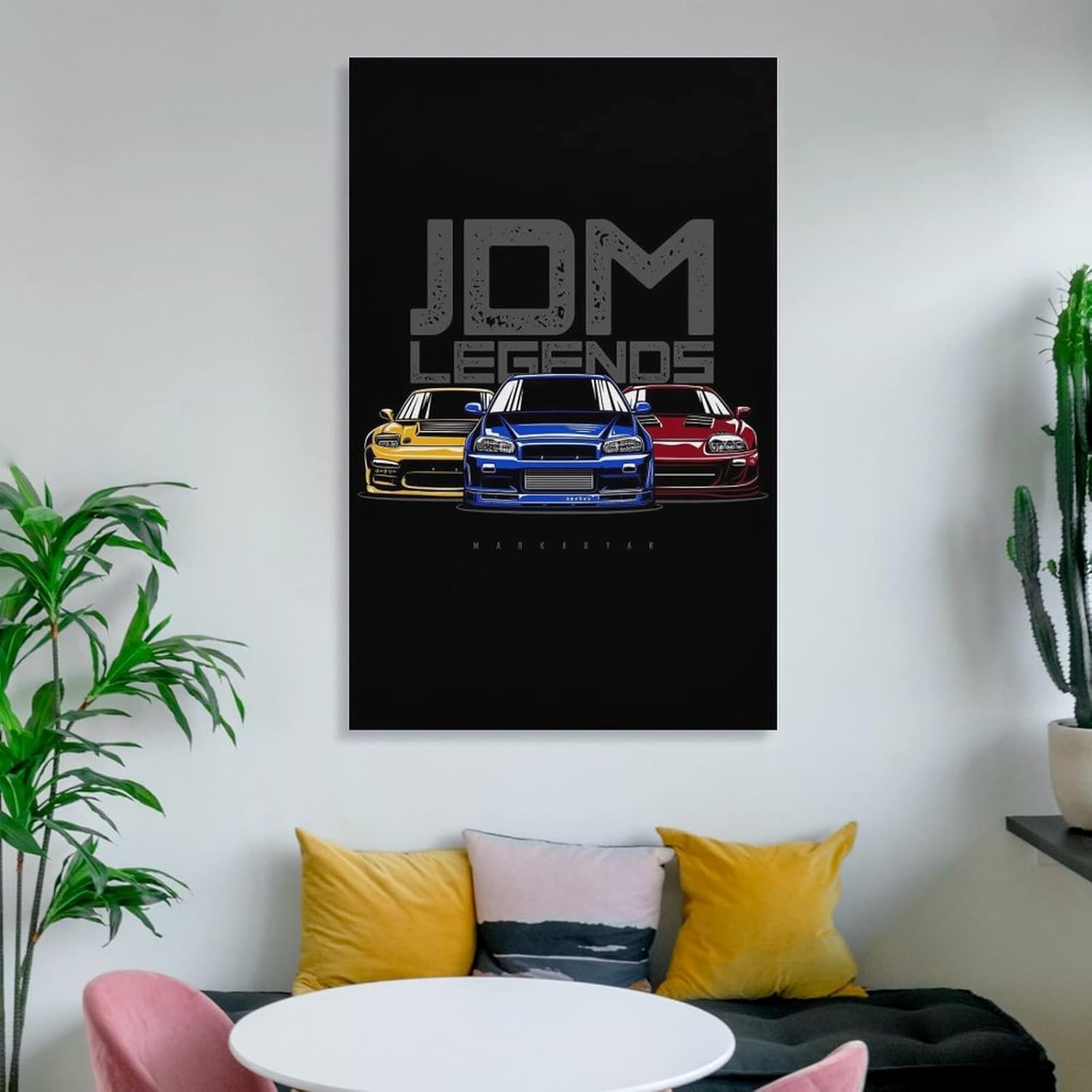 Jdm Cars Poster Legendary Models Canvas Poster Canvas Art Wall Picture ...