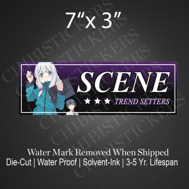 Jdm Trendsetters Car Bumper Sticker Cat Vinyl Sticker Waterproof Phone ...