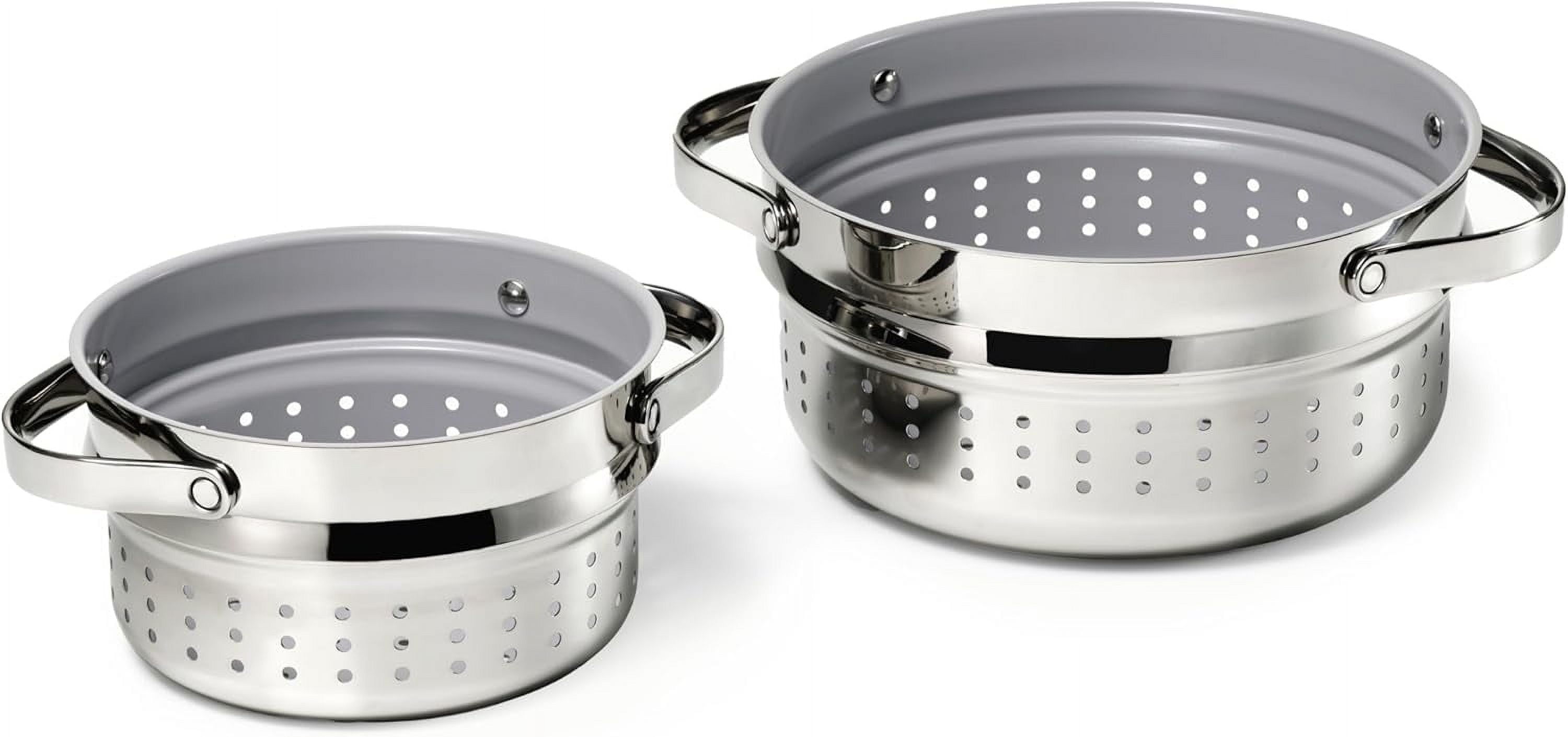 Jdonf Steamer with Stainless Steel Construction and Non-Stick Coating ...