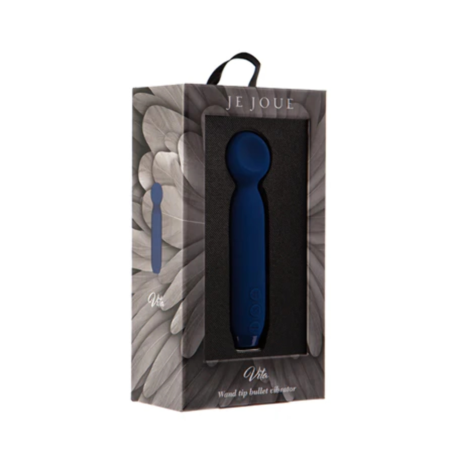Je Joue Vita Rechargeable Silicone Wand Tip Bullet Vibrator Cobalt Blue ...