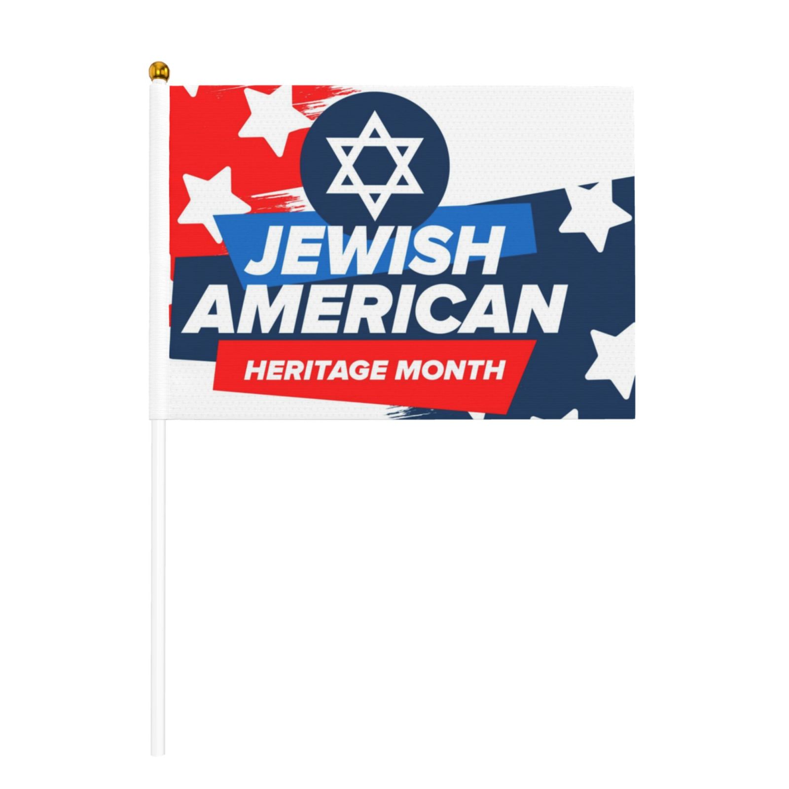 Je-wish American Heritage Month Flag Small Mini Hand Held Flags Small ...