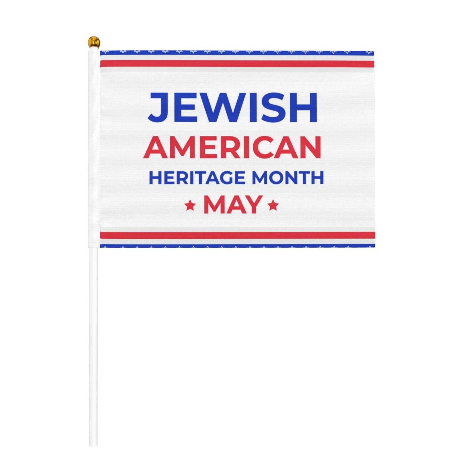 Je-wish American Heritage Month Flag Small Mini Hand Held Flags Small ...