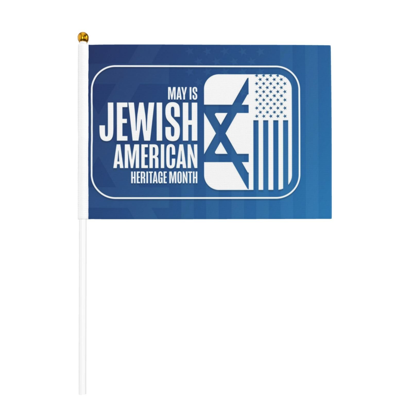 Je-wish American Heritage Month Flag Small Mini Hand Held Flags Small ...