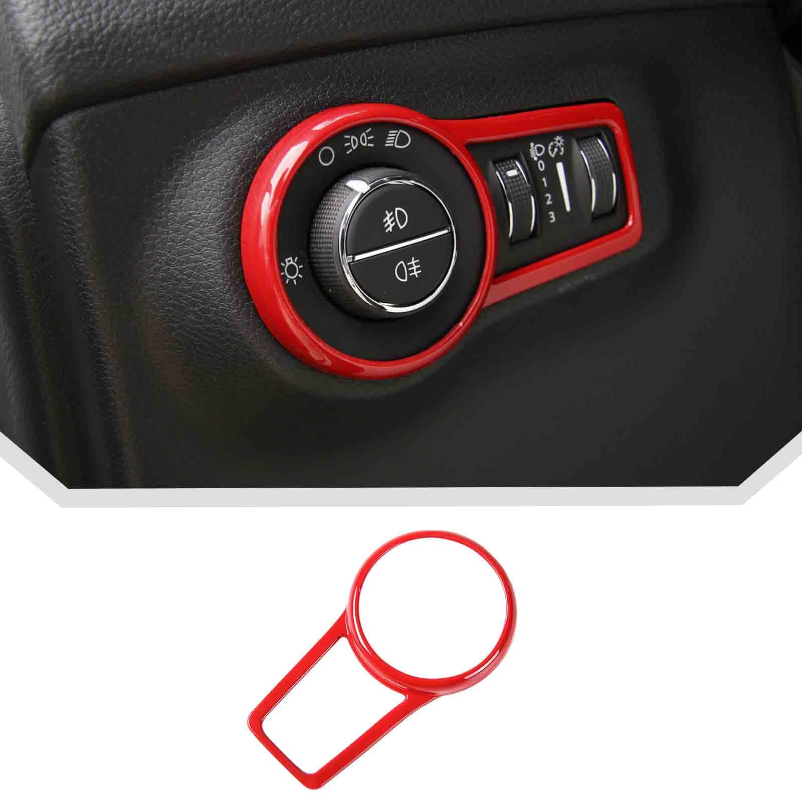 JeCar Headlight Switch Panel KEF16 Trim Red Interior Accessories for ...