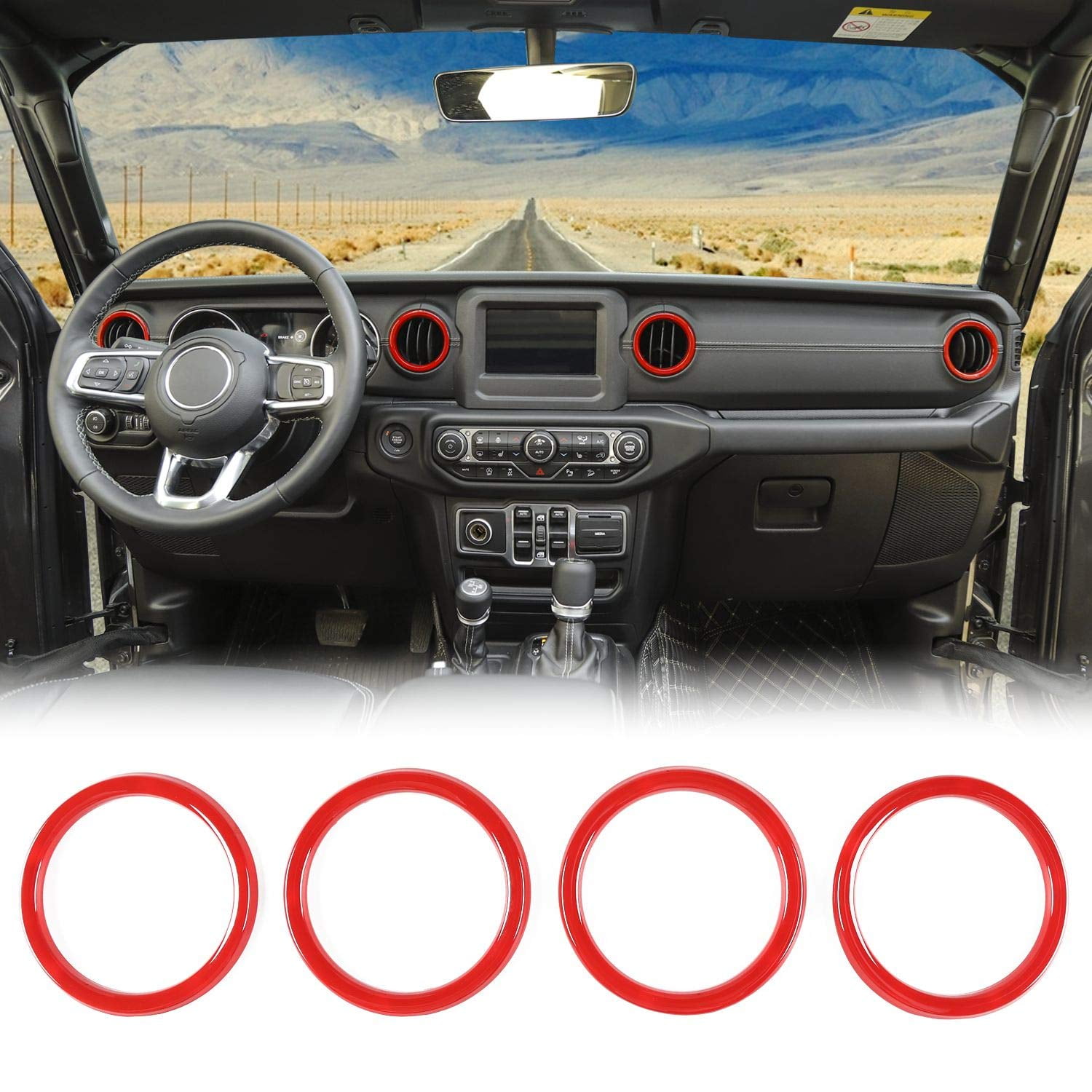 Jeep Wrangler Interior Trim Kit Red | Cabinets Matttroy