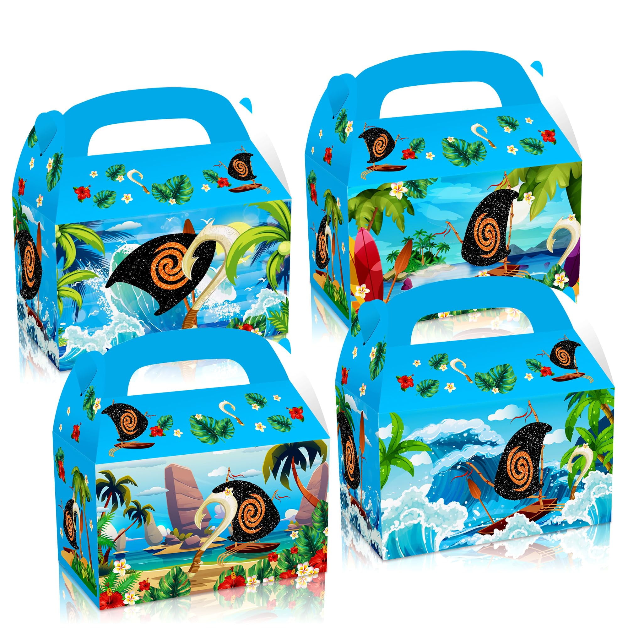 JeVenis 12 PCSTRDN Moana Party Treats Goodies Candy Gift Box Moana ...