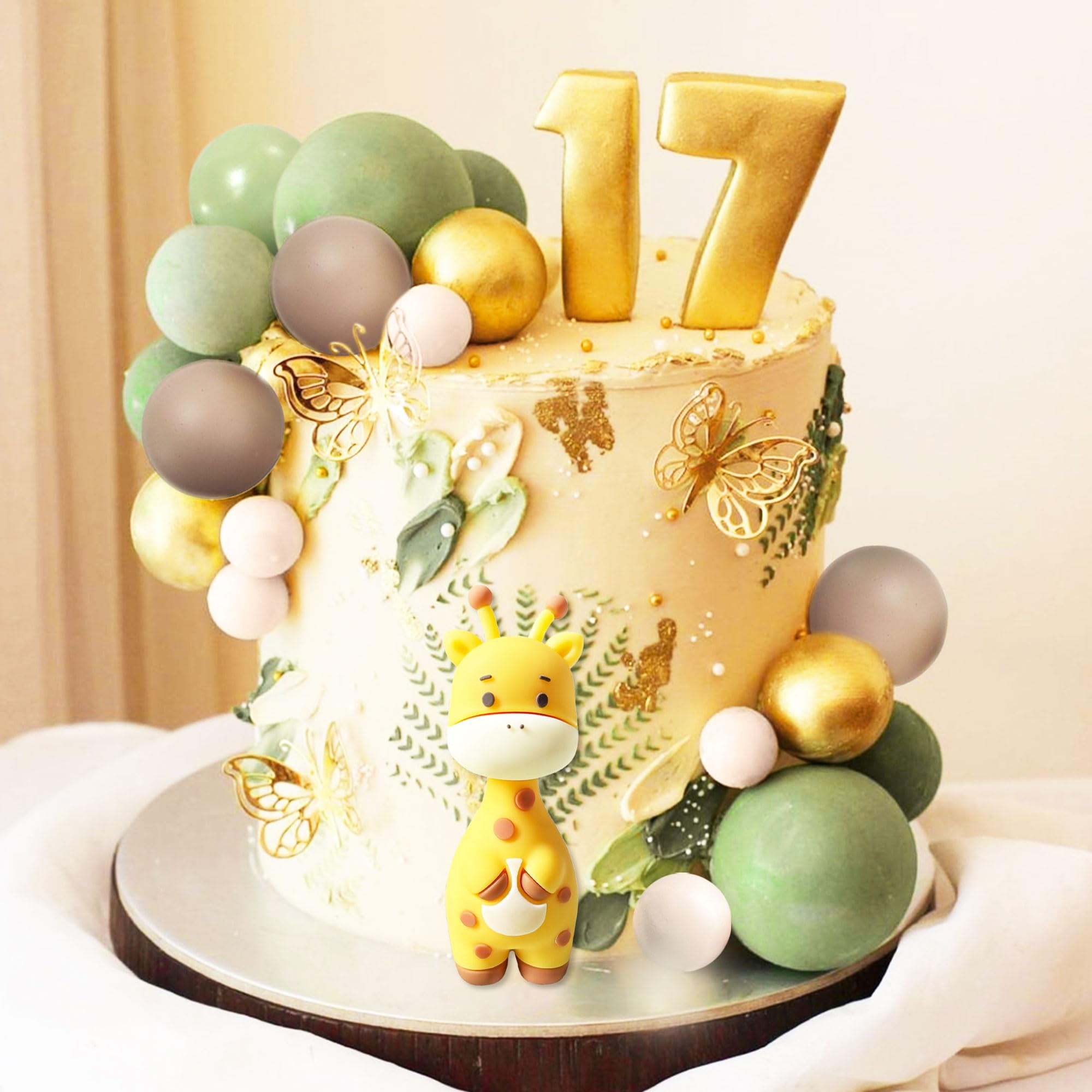 JeVenis Giraffe Cake Topper Safari Baby RST1 Shower Cake Decorations ...