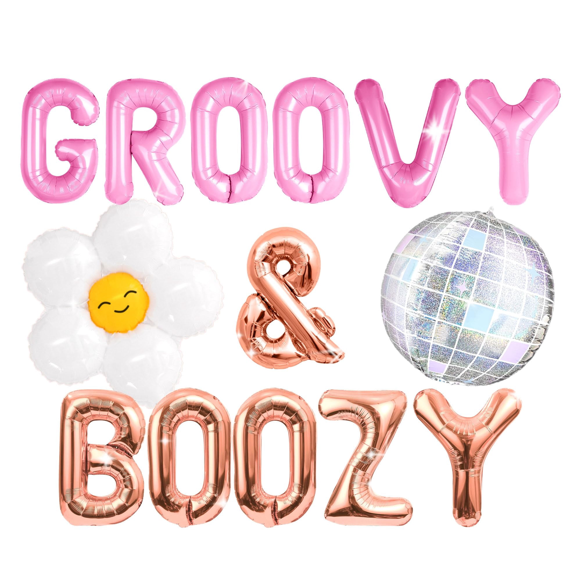 JeVenis Groovy Balloons Groovy Hippie Bachelorette Party Decoration ...