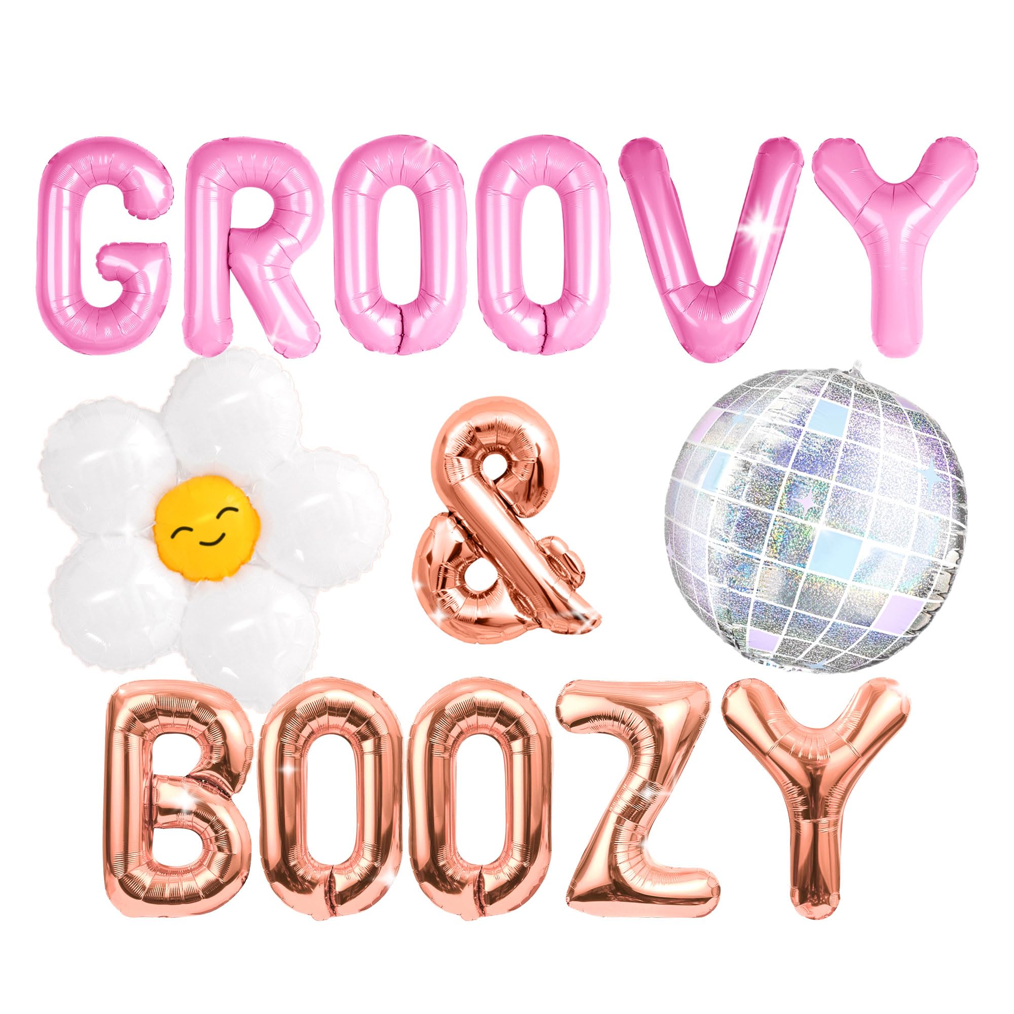 JeVenis Groovy Balloons Groovy Hippie Bachelorette Party Decoration ...